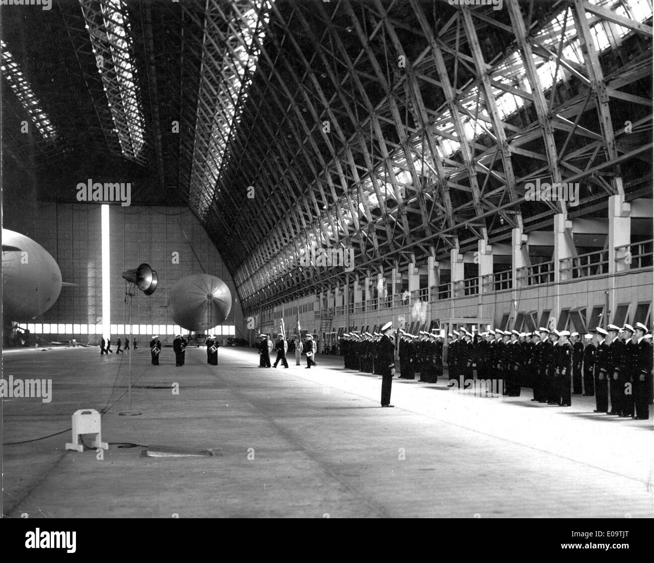 This photo from the Robert Pavey Collection shows an inspection at NAS ...