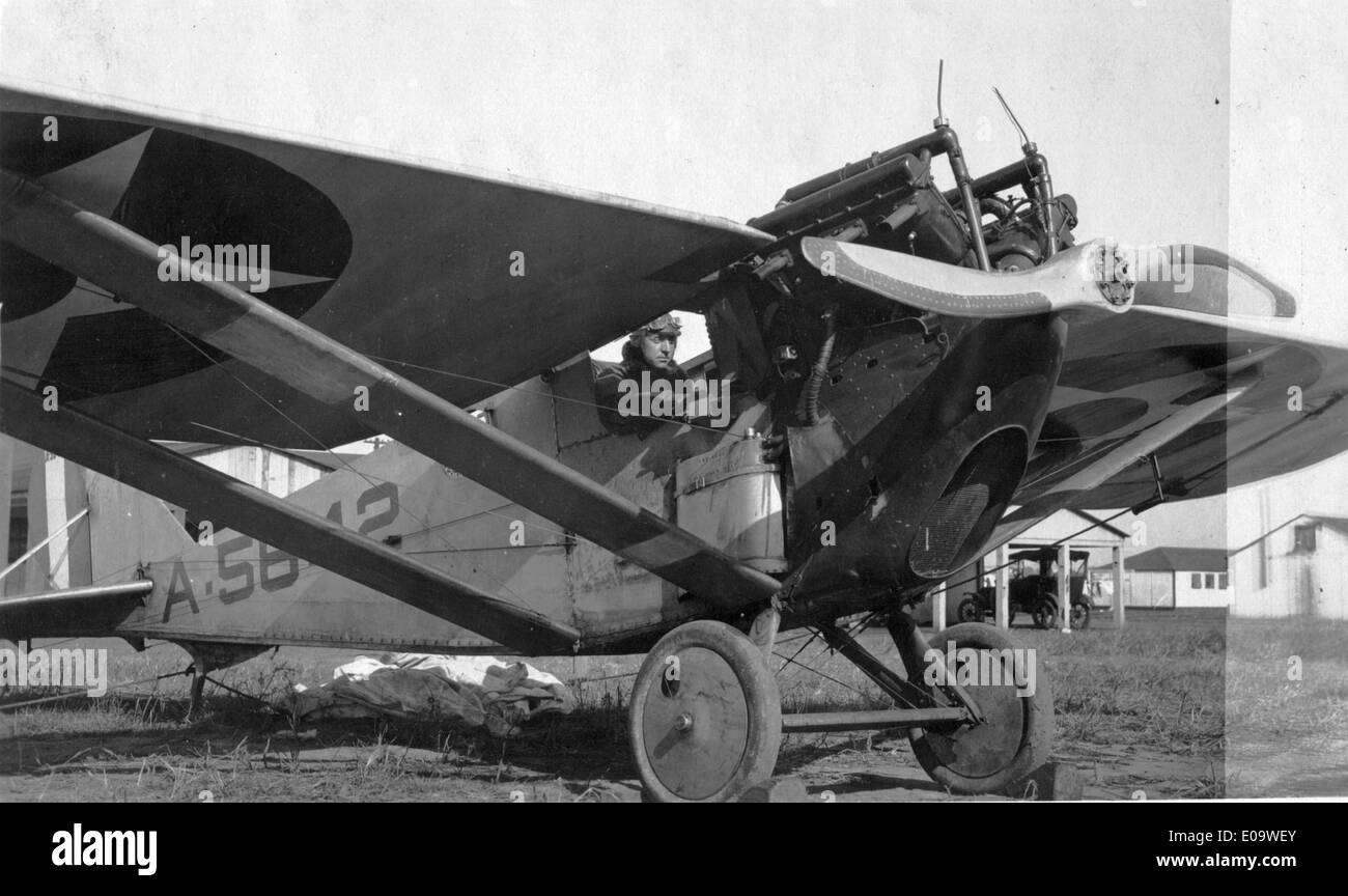 A photo of a Loening aircraft, known for its unique design in the early ...