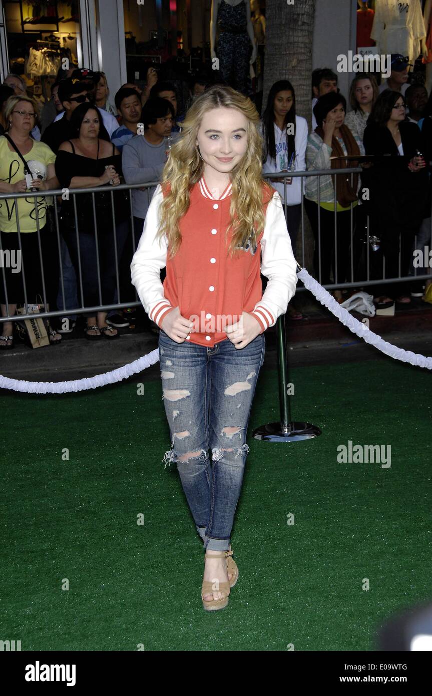 Los Angeles, CA, USA. 6th May, 2014. Sabrina Carpenter at arrivals for ...