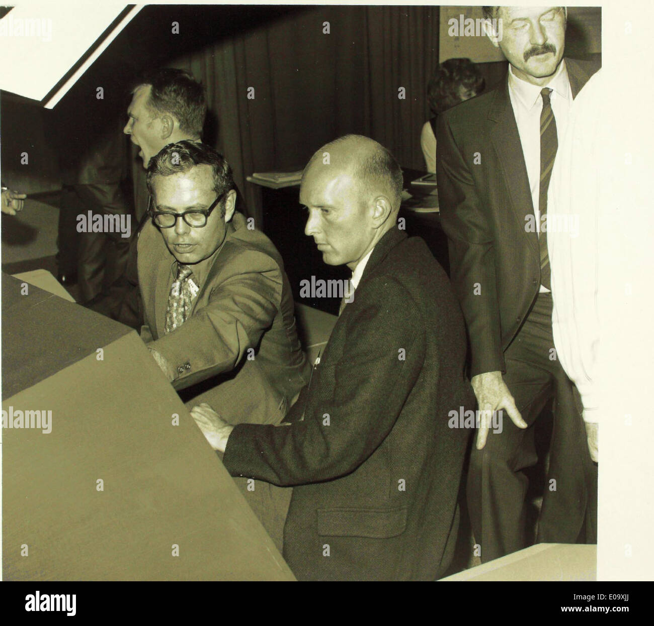 This glossy photograph features C. Gordon Fullerton, a key astronaut ...