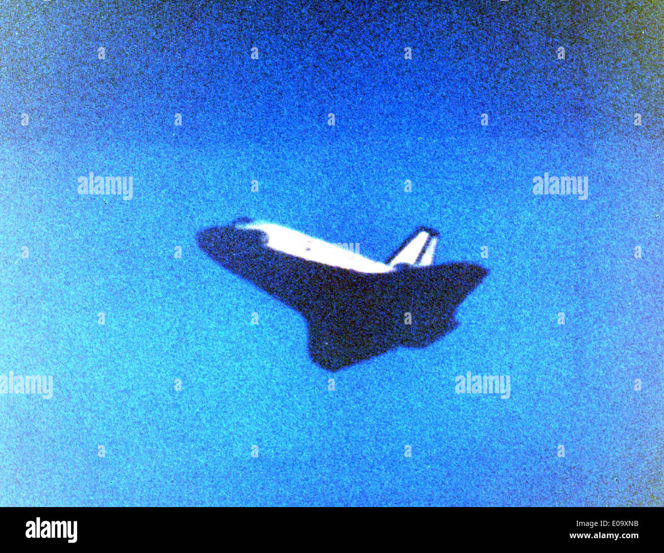 This glossy photo showcases the Space Shuttle Program, which operated from 1981 to 2010. The ...