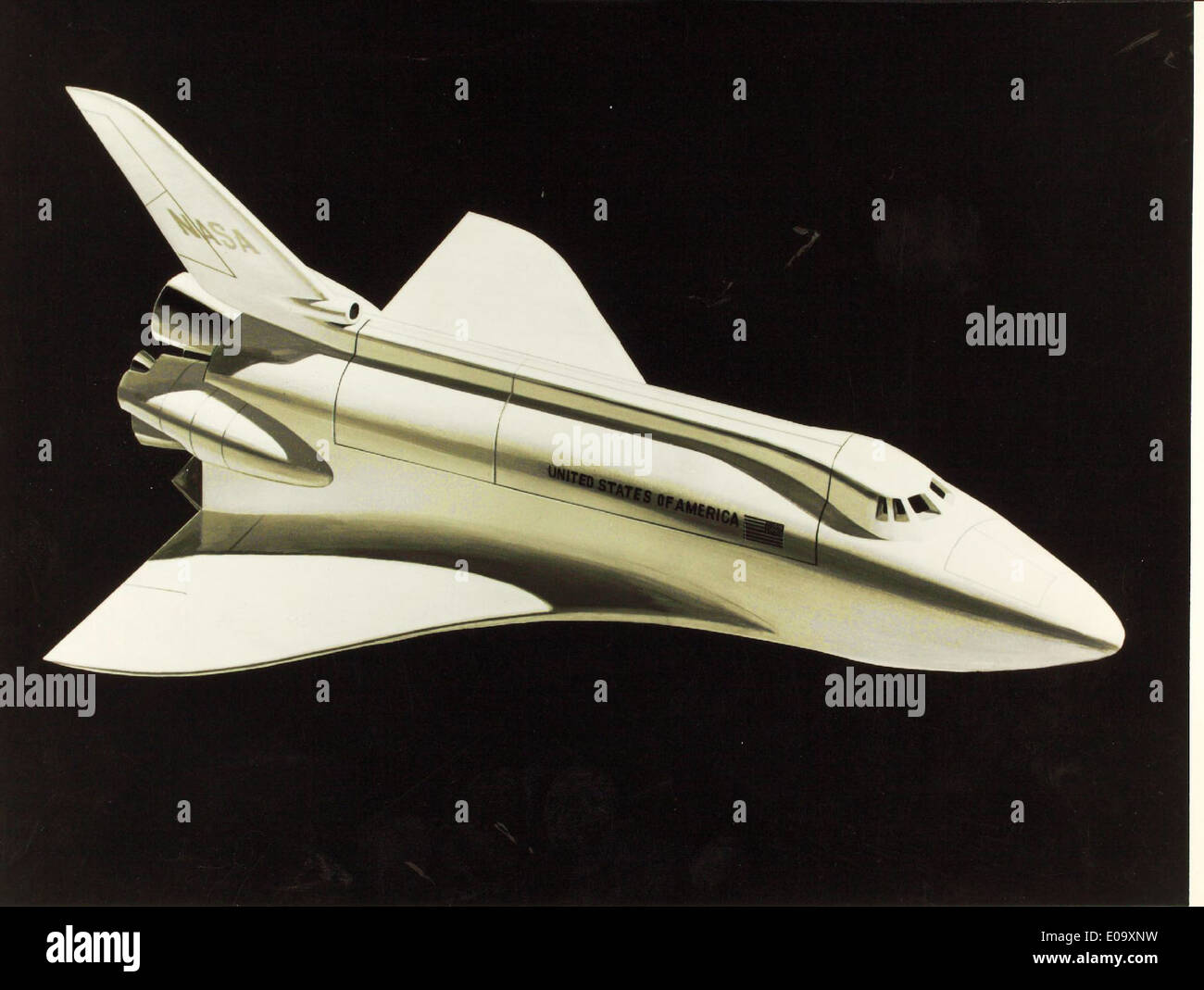 This glossy photo captures the U.S. Space Shuttle program, which ran ...