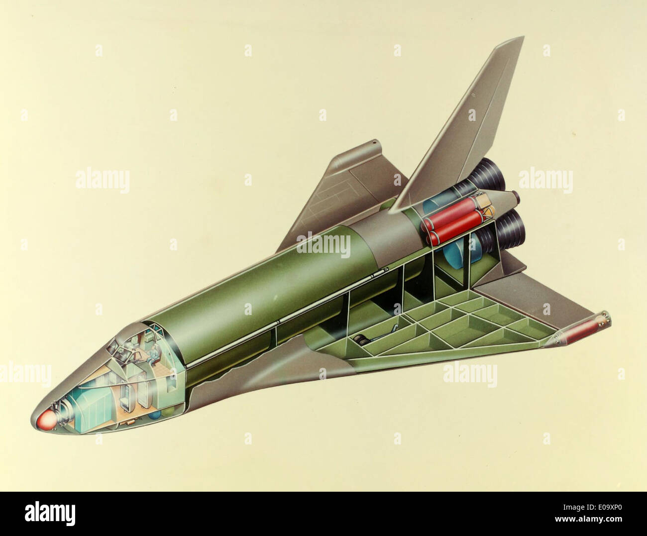 This glossy photo captures the U.S. Space Shuttle program, which ...