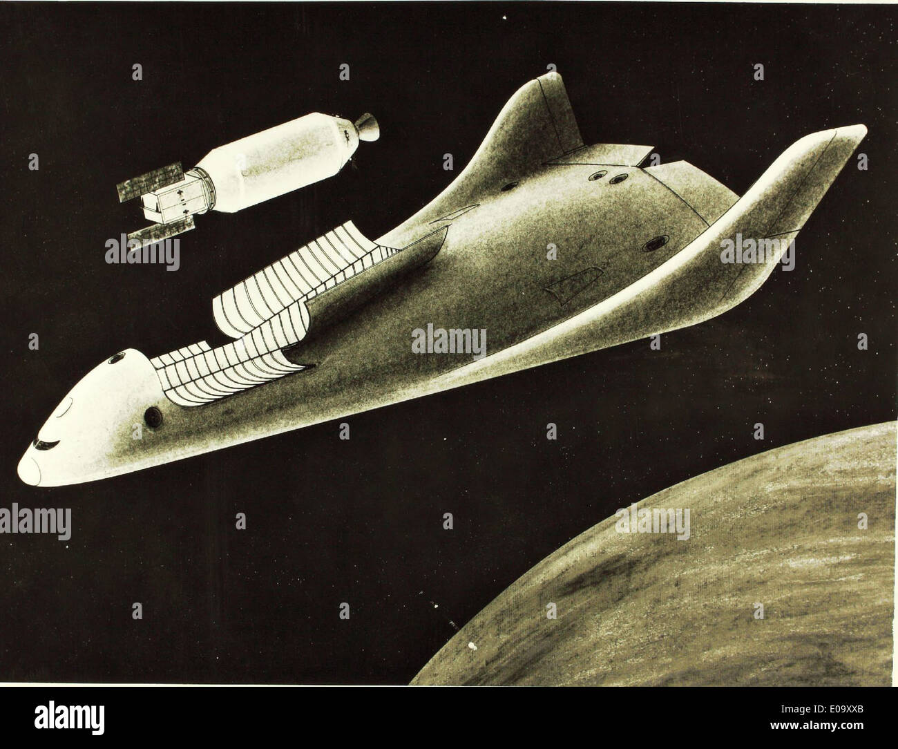 A glossy photo of the Space Shuttle Program, which operated from 1981 ...