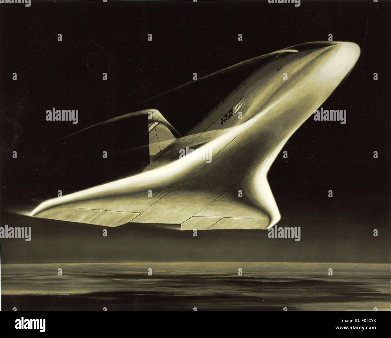 This glossy photograph from NASA captures the iconic Space Shuttle ...