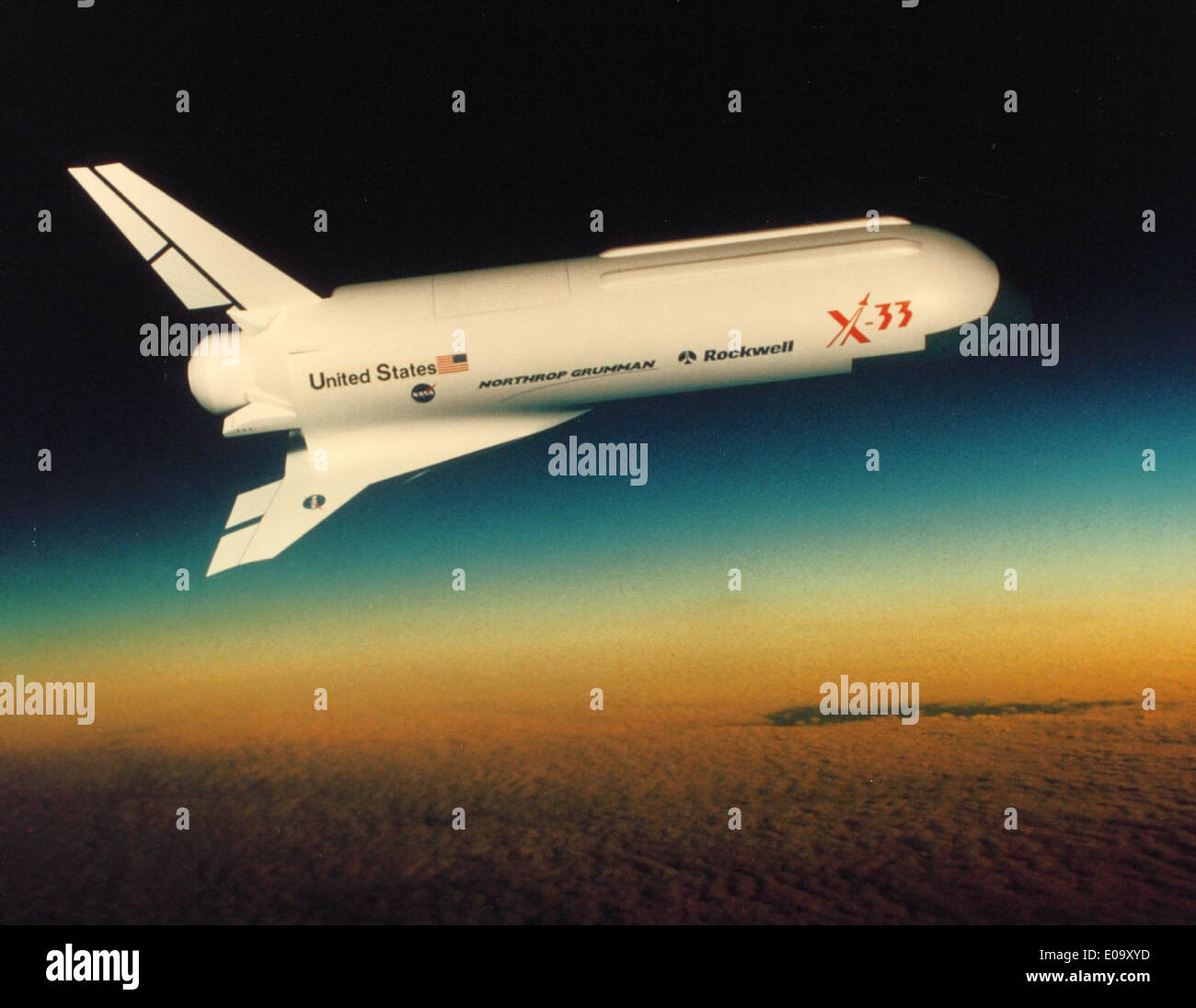 The NASA X-33 was a proposed reusable spaceplane designed for future space missions. The concept ...