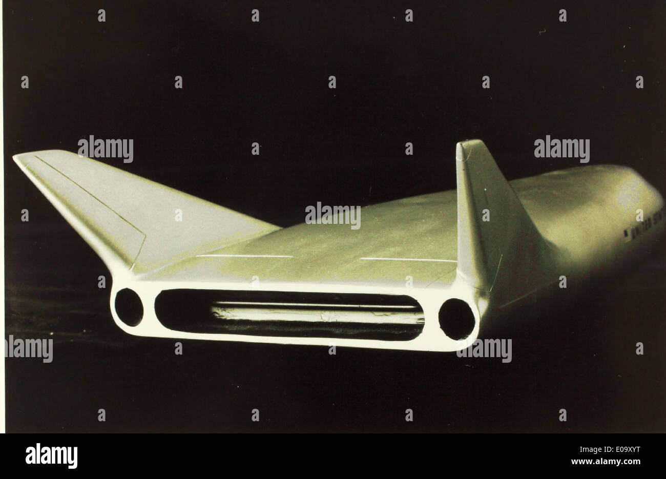 This glossy photo captures a key moment from NASA's Space Shuttle ...