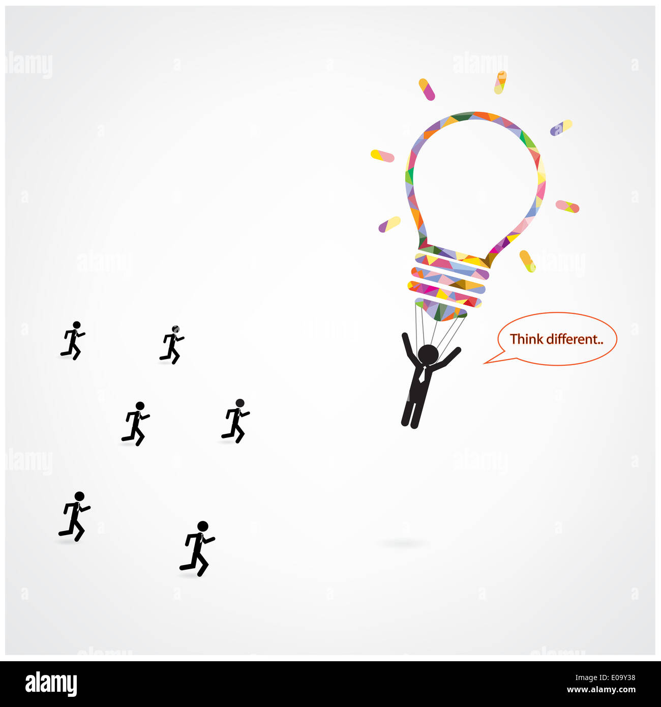 Think different, stand out from crowd.business idea Stock Photo - Alamy Think different, stand out from crowd.business idea Stock Photo - Alamy