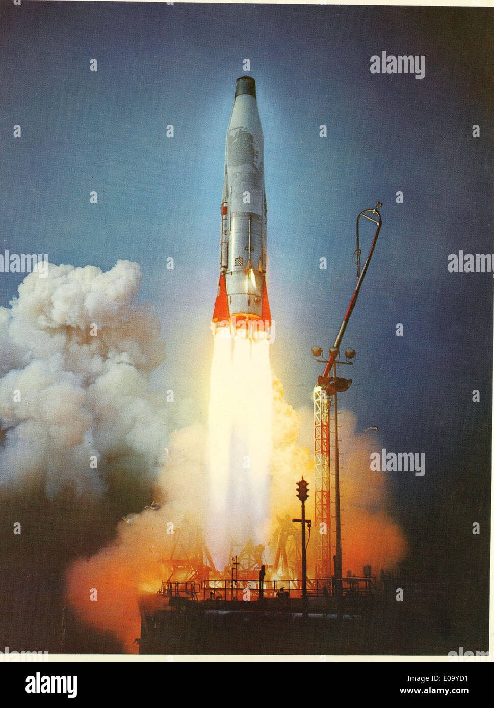 This glossy photo from NASA showcases the Convair Atlas, a U.S. Air ...