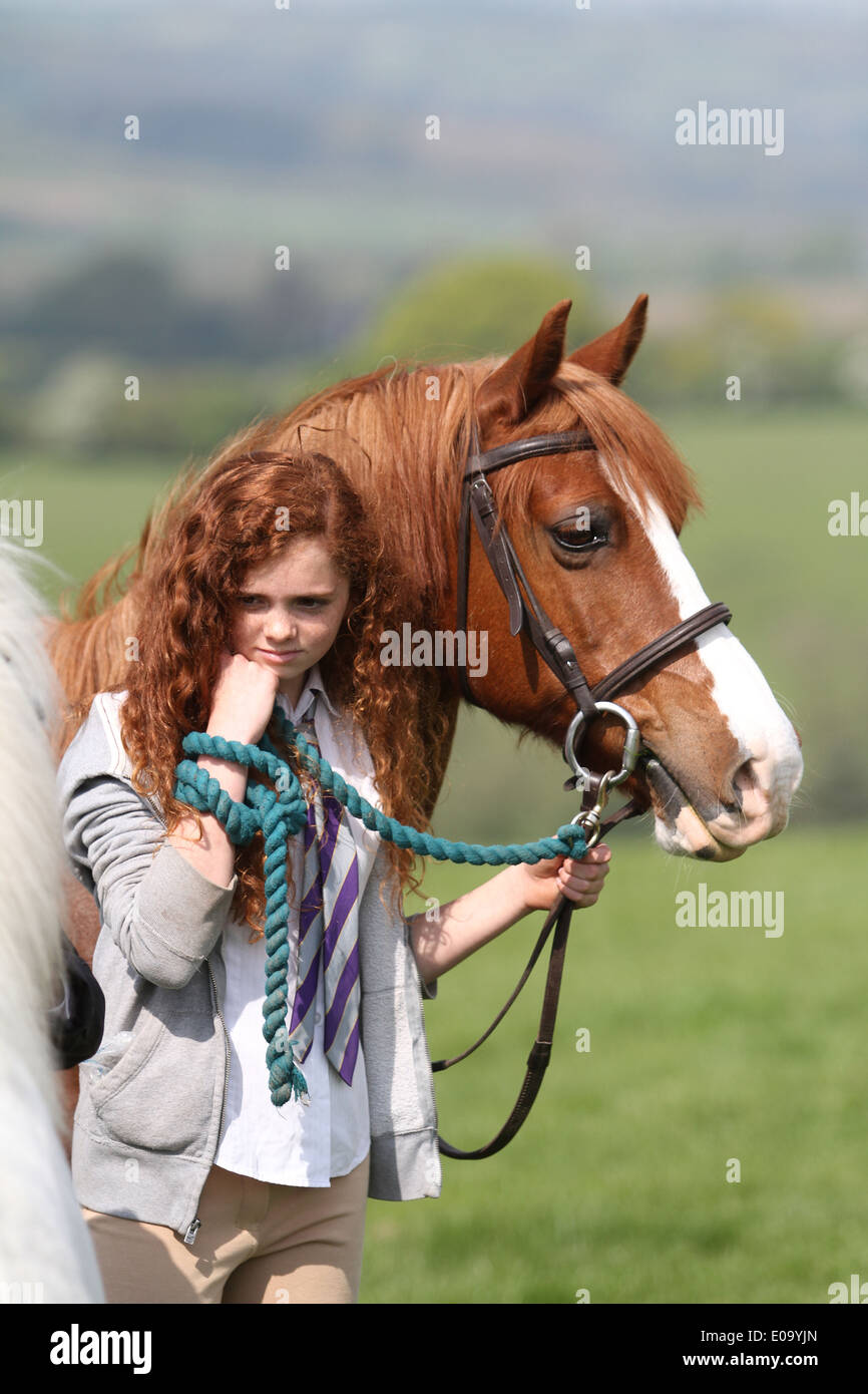 Beautiful shot girl riding hi-res stock photography and images - Alamy