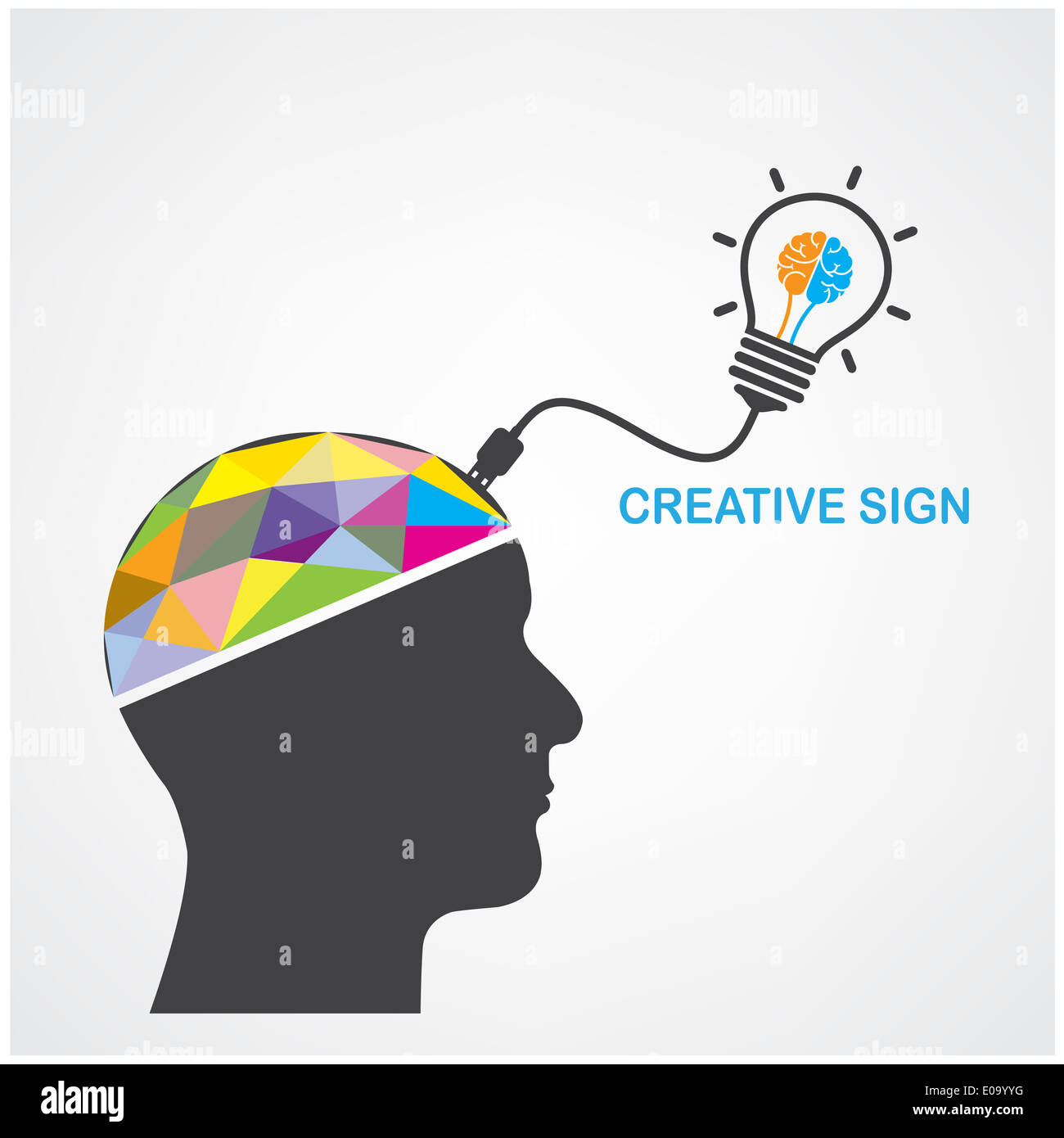 Creative silhouette head background design for poster flyer cover ...