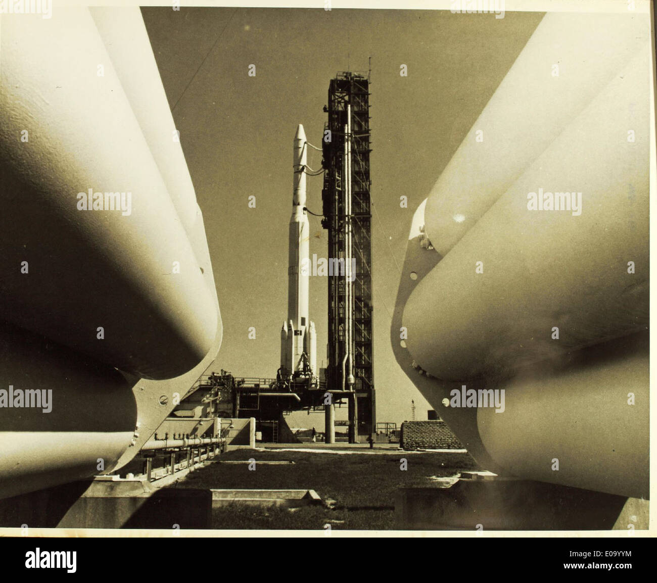 This glossy photograph from McDonnell Douglas shows one of their Delta ...