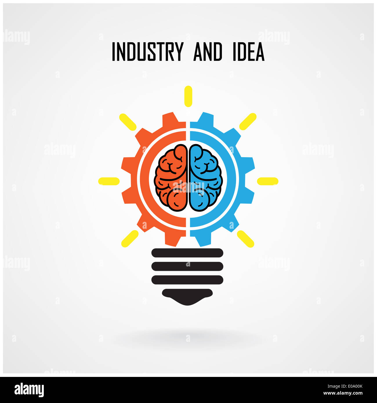 Creative light bulb concept background design for poster flyer cover ...