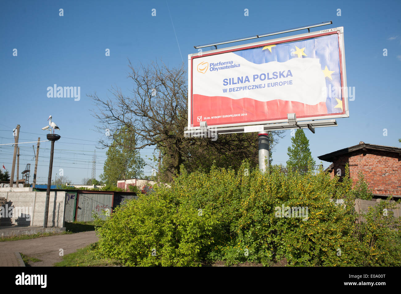 A billboard is seen for the EU elections in Poland Stock Photo - Alamy