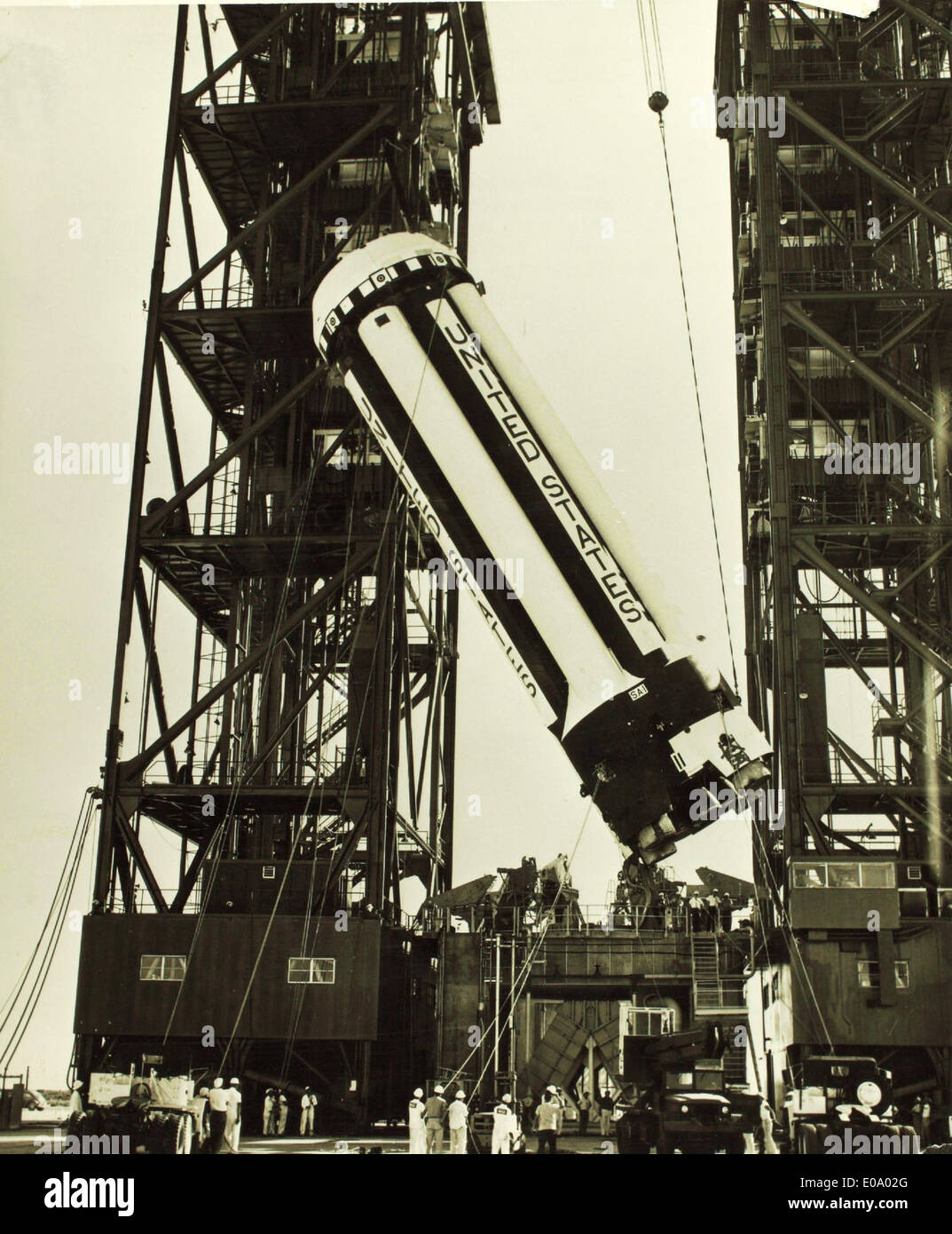 A glossy photo of NASA's Saturn spacecraft, which was part of NASA's effort to explore space ...