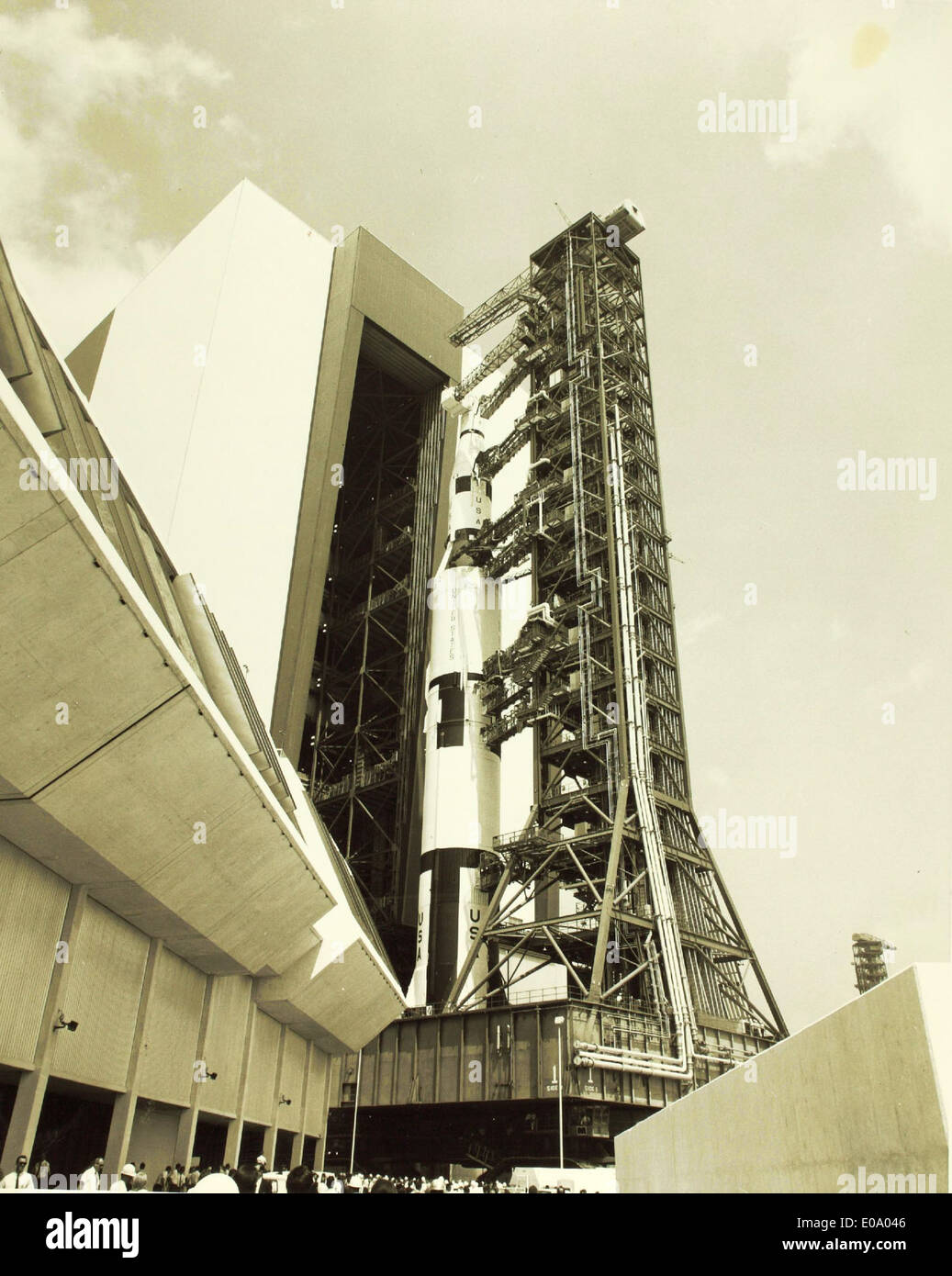 The Saturn SA-5 rocket, part of NASA's Apollo program, was designed for ...