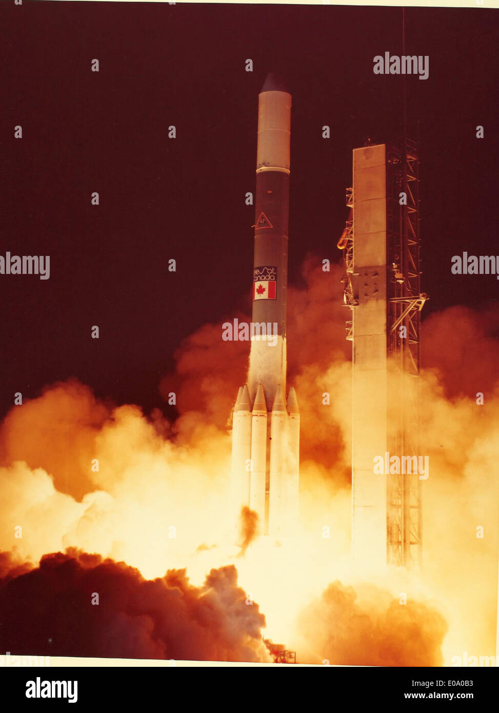 This glossy photo of the Anik B1 satellite, launched by NASA on ...