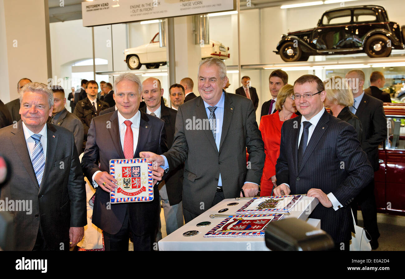 From left german president joachim hi-res stock photography and images ...