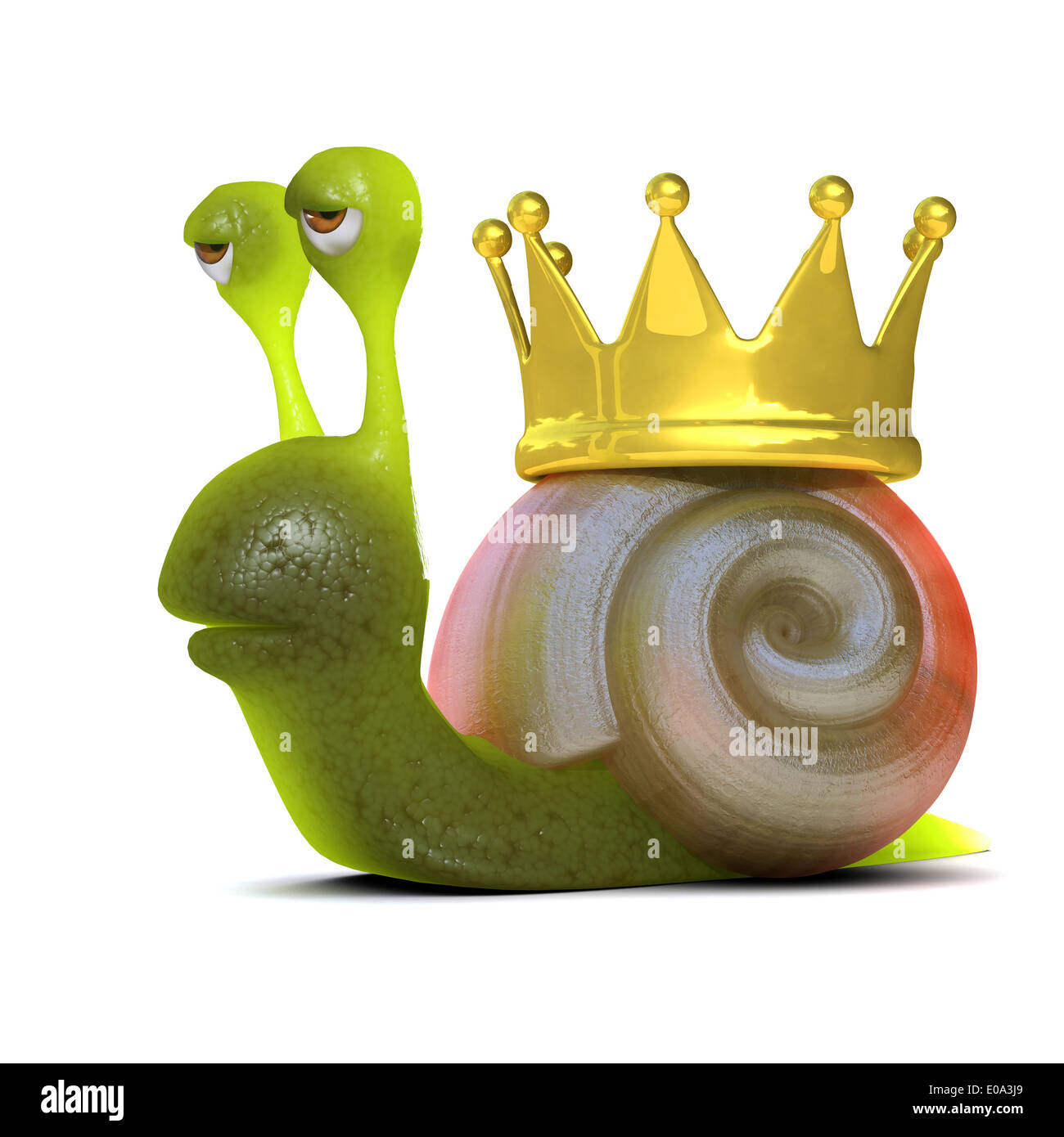 3d King snail Stock Photo - Alamy