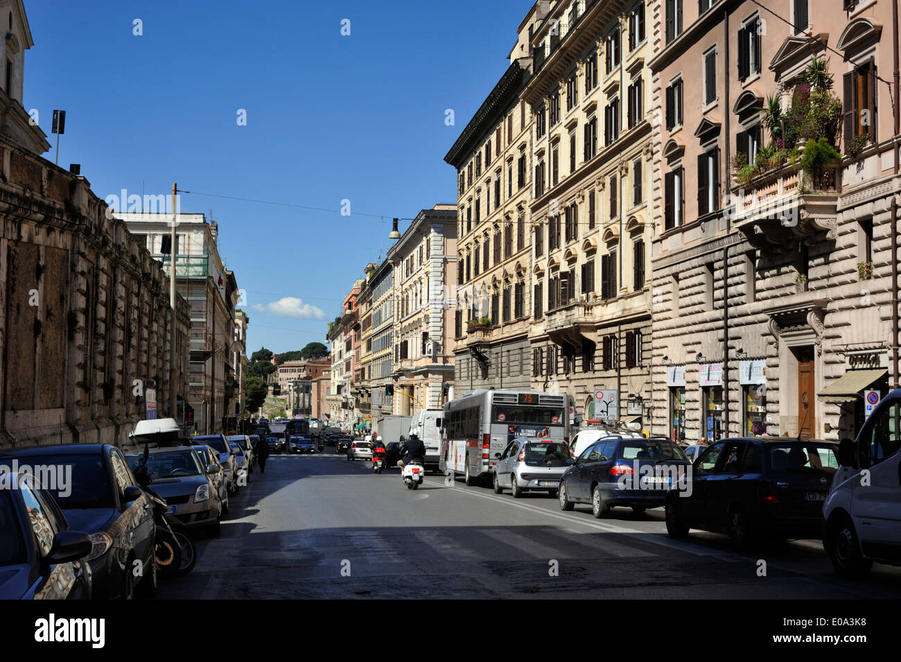 Italy, Rome, Via Cavour Stock Photo - Alamy
