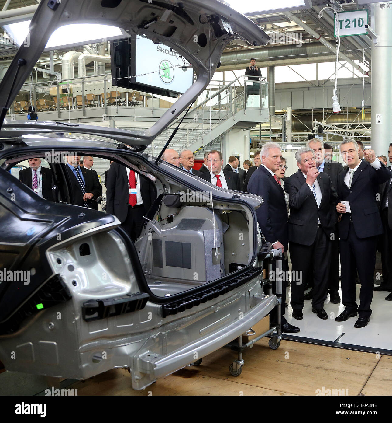 Mlada Boleslav, Czech Republic. 07th May, 2014. President of Germany ...