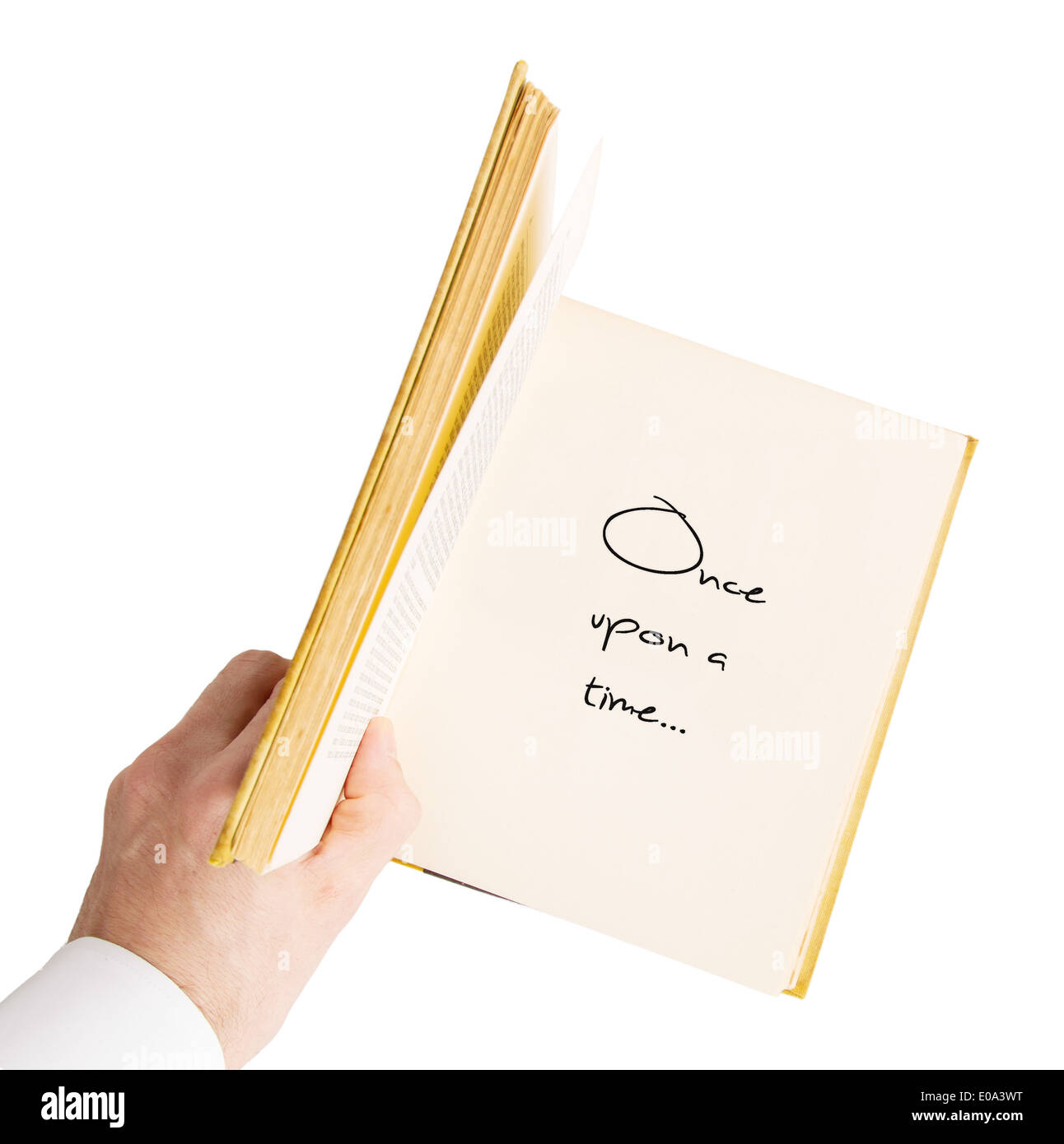 Old book written in hi-res stock photography and images - Alamy