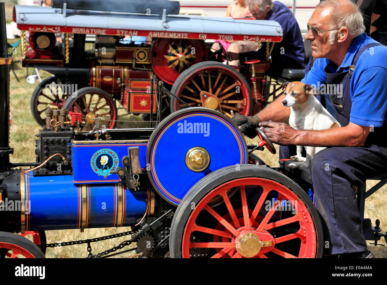 9420. Traction Engine miniature Rally, Fordwich, Kent, England Stock ...