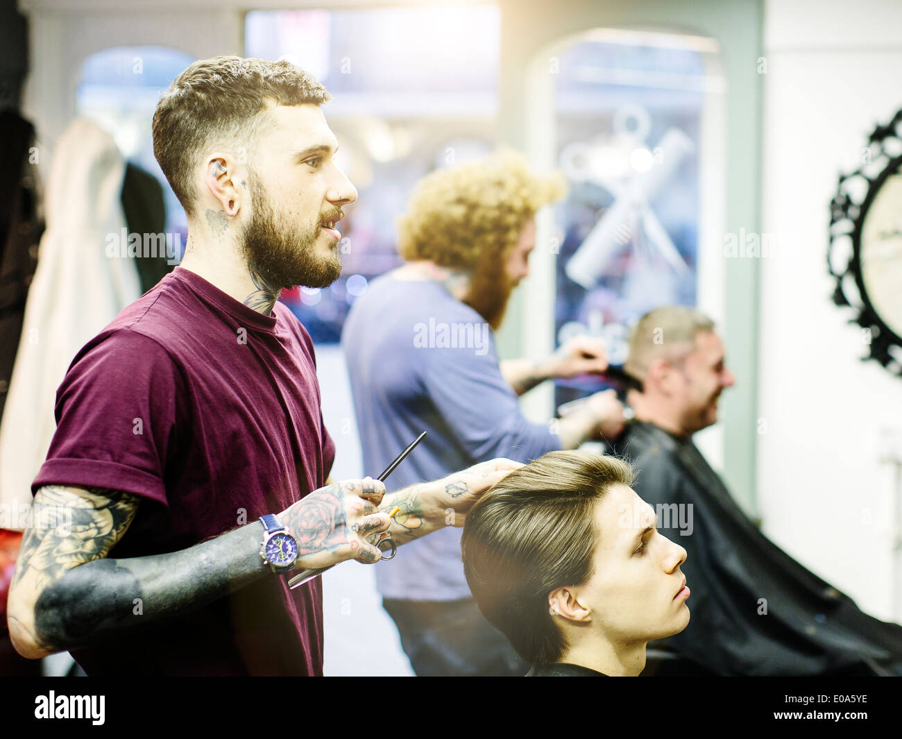 Close up mans facial hair hi-res stock photography and images - Alamy