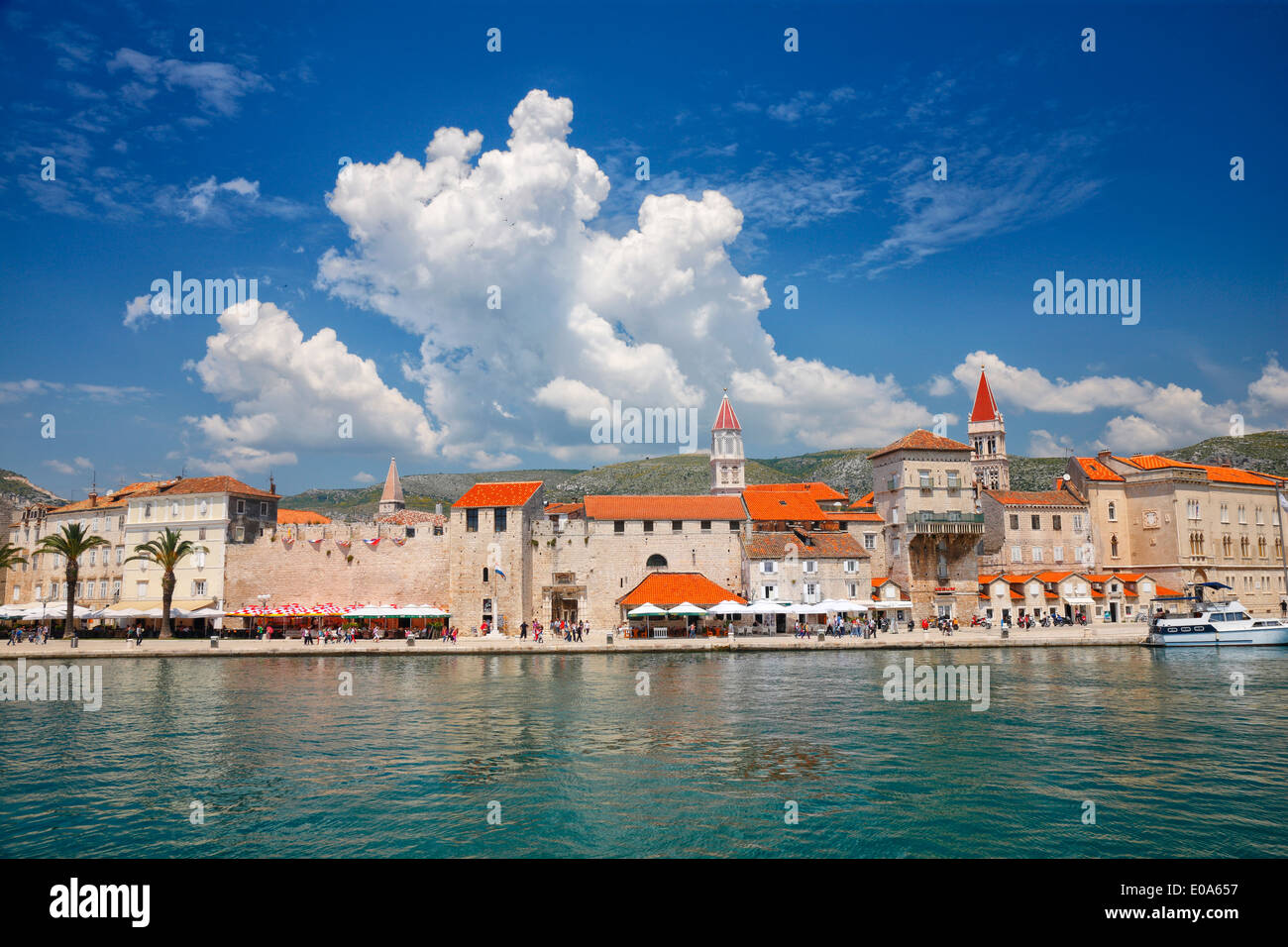 Trogir waterfront, Croatia Stock Photo - Alamy
