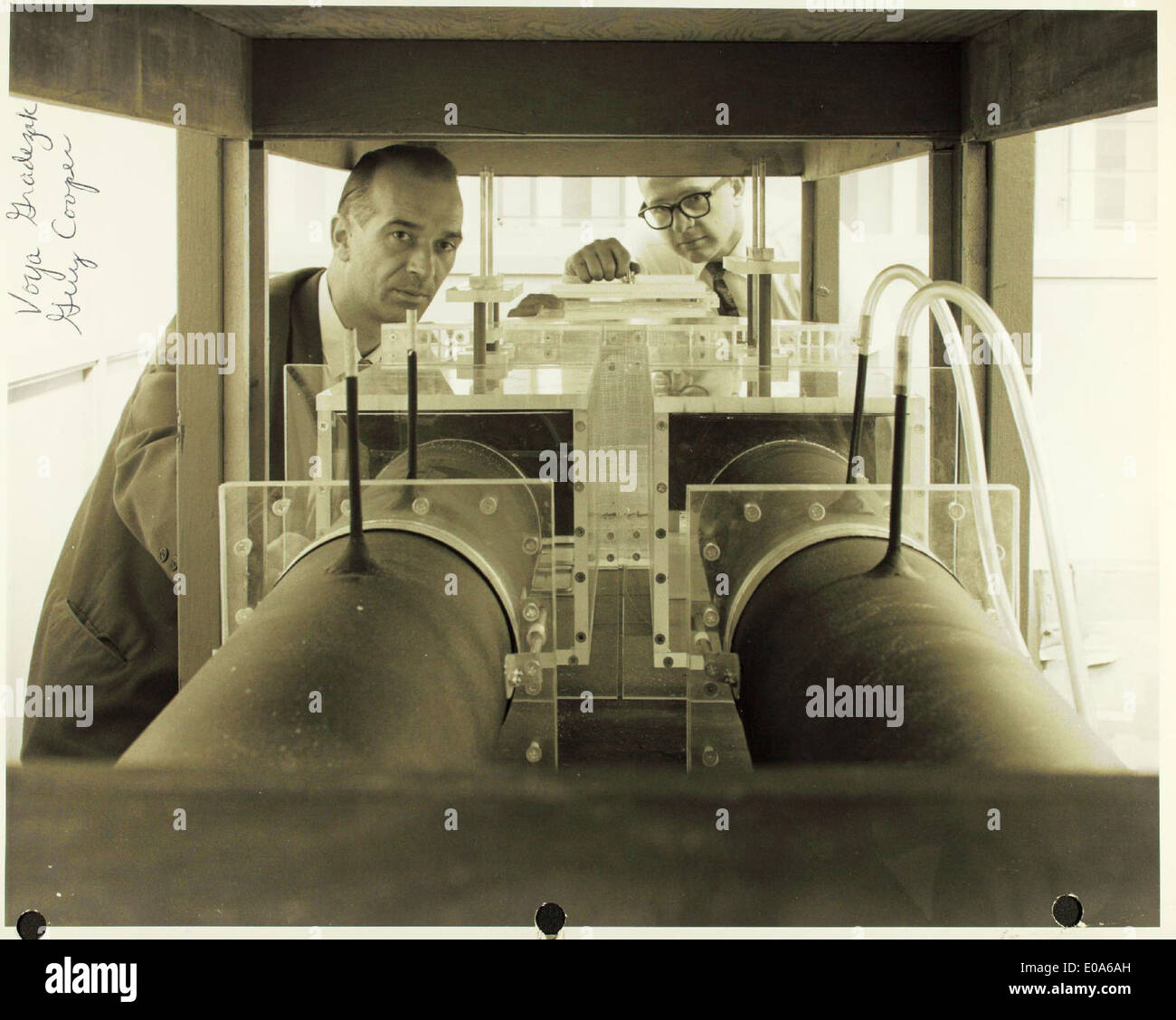 This glossy photo showcases key electrical systems used in space ...