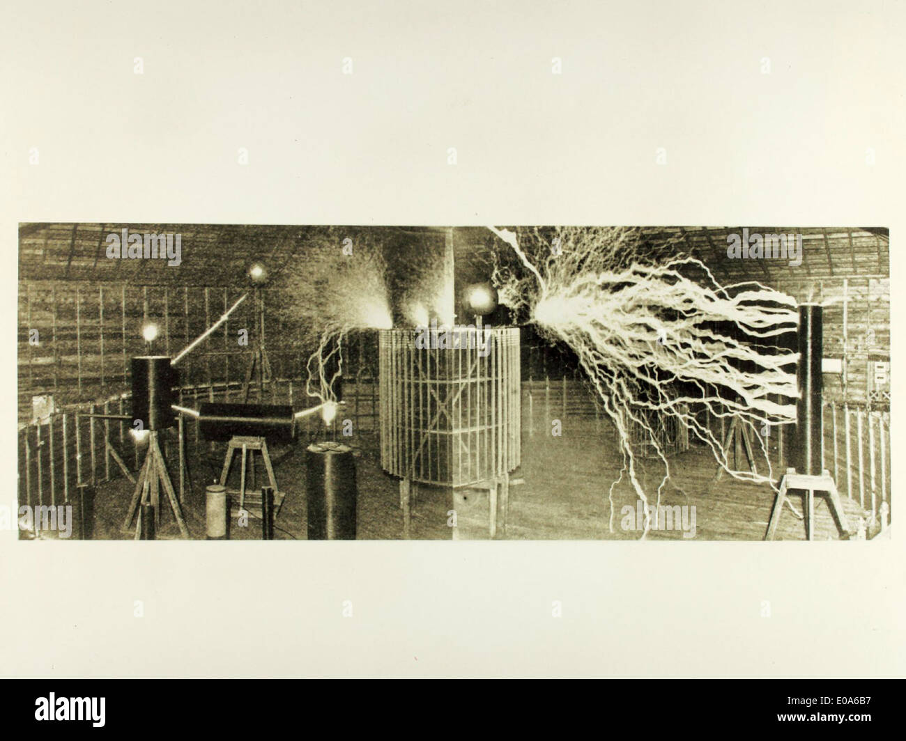 This glossy photograph showcases electrical systems used in space ...