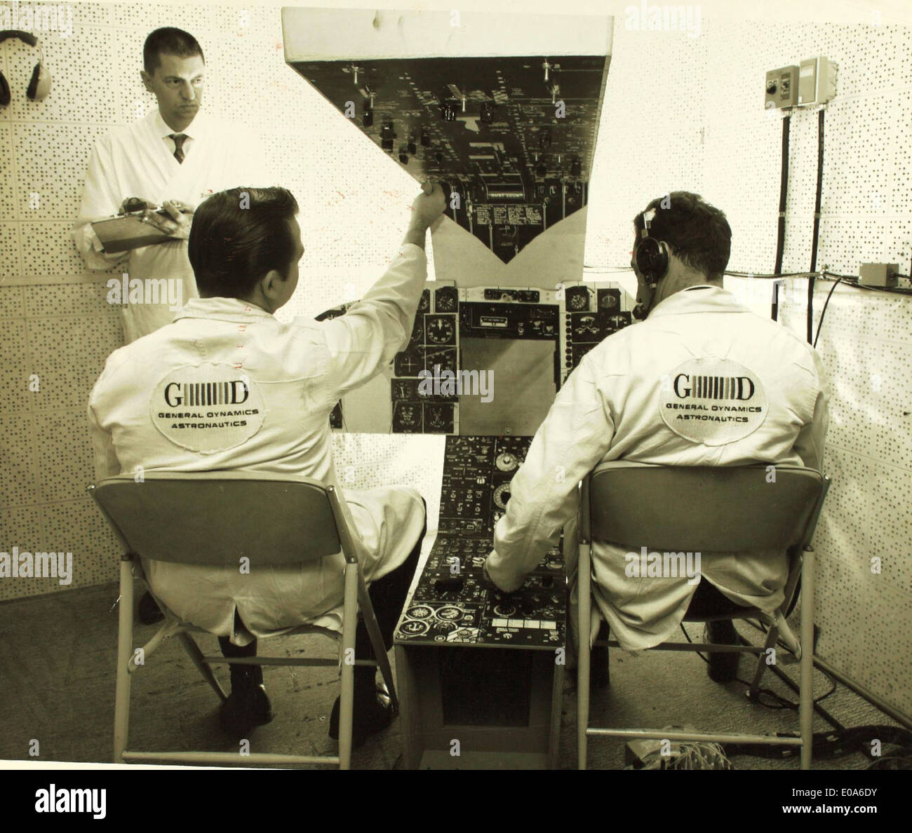 This glossy photo captures astronauts during a training session at NASA ...