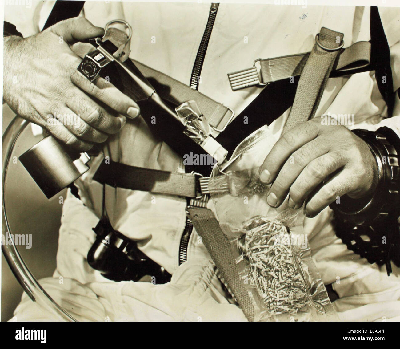 This glossy photo depicts space food, designed and developed for ...