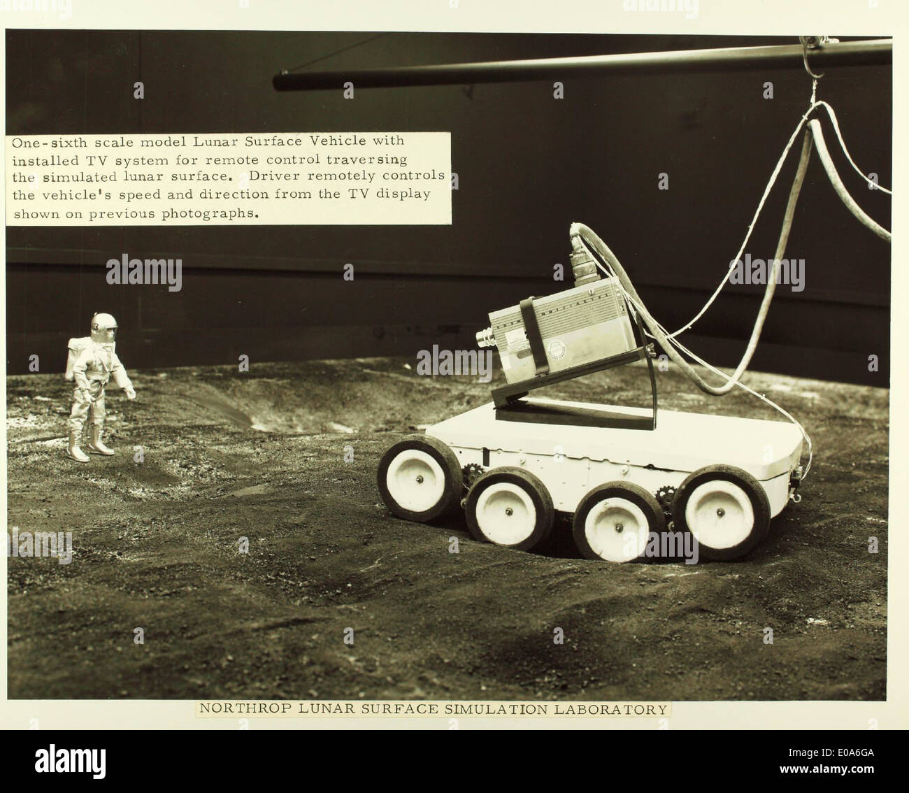This glossy photo showcases models of the Lunar Roving Vehicle (LRV ...