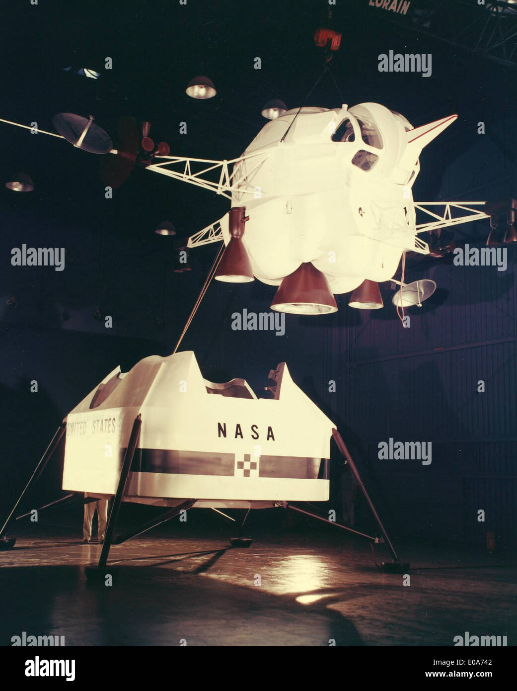 This glossy photo showcases the Lunar Excursion Module (LEM) Ascent ...