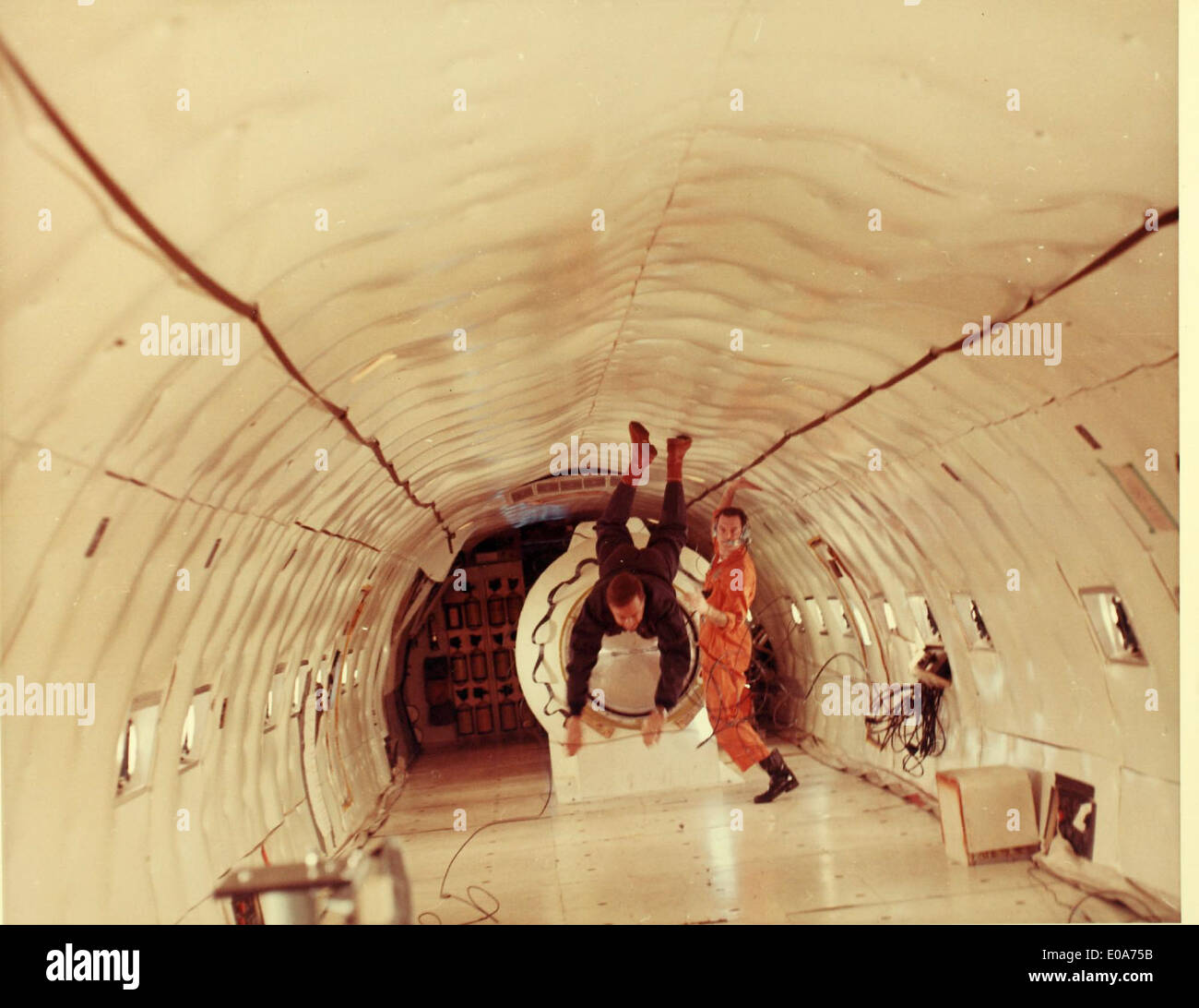 This NASA photo captures an experiment testing the effects of ...