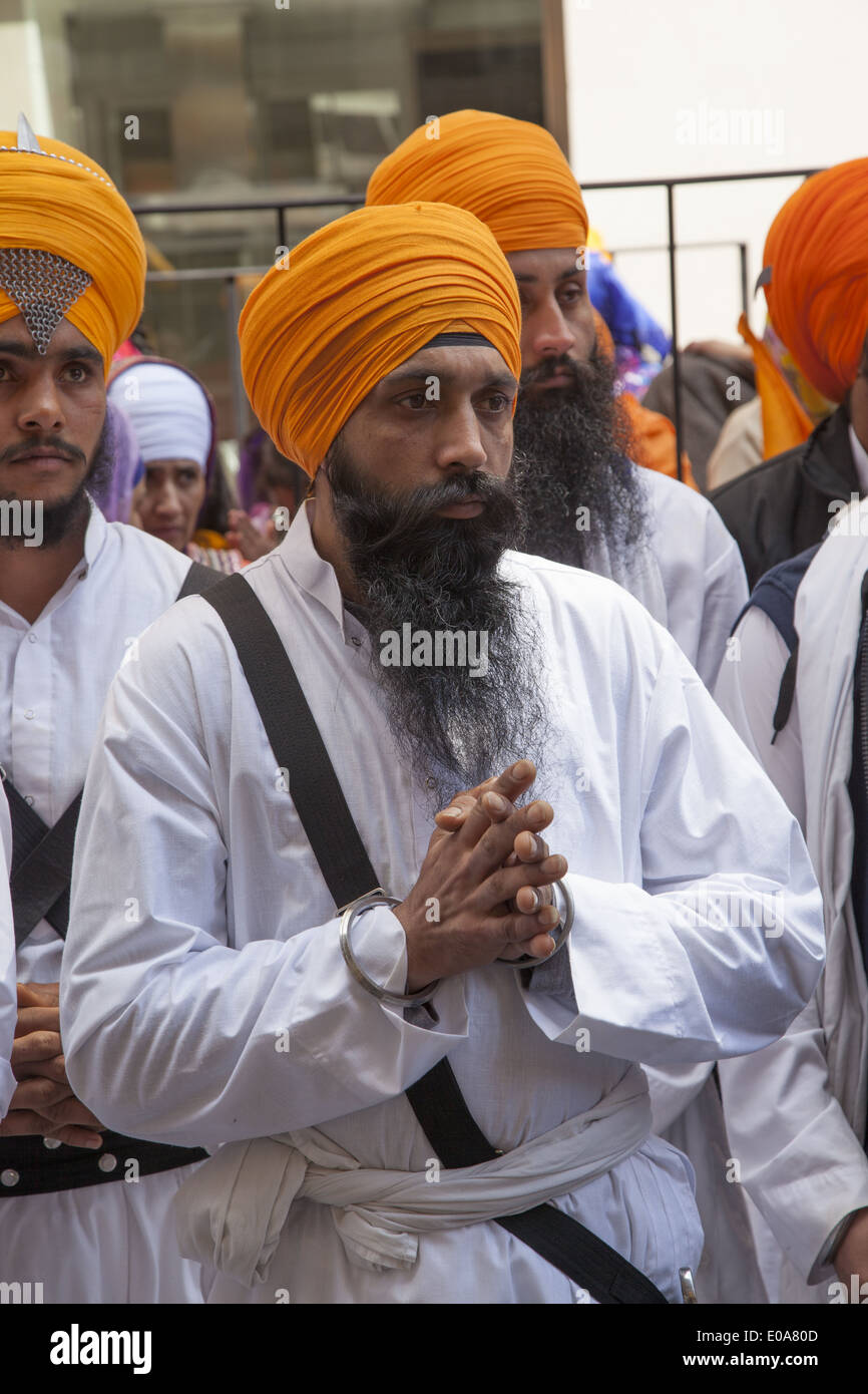Annual Sikh Parade and festival on Madison ave. in New York City Stock ...