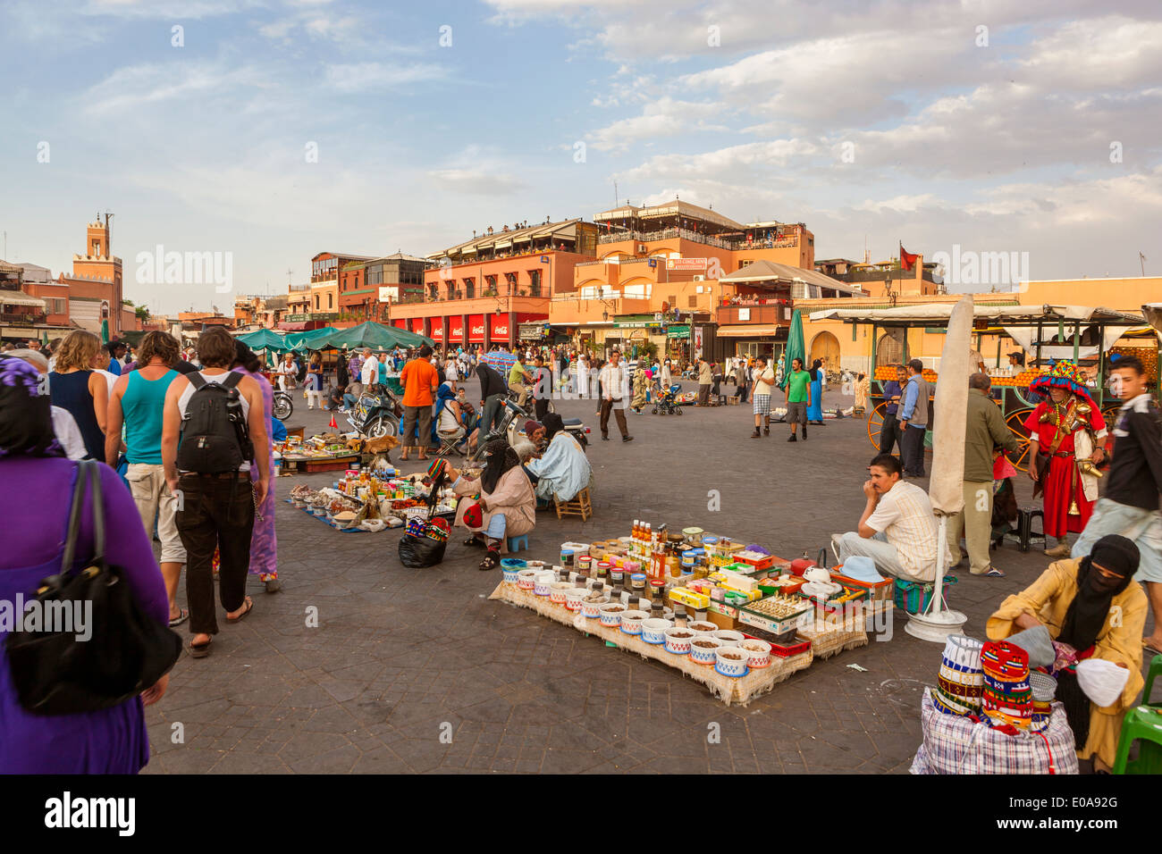 Morocco marrakech city center hi-res stock photography and images - Alamy