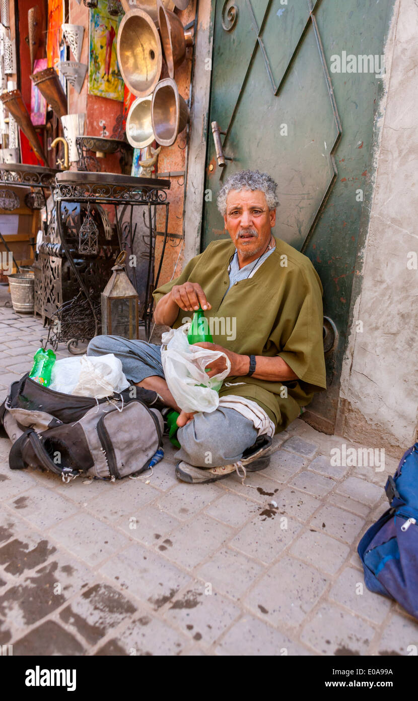 People in the streets of the Medina Marrakech, Morocco Stock Photo - Alamy
