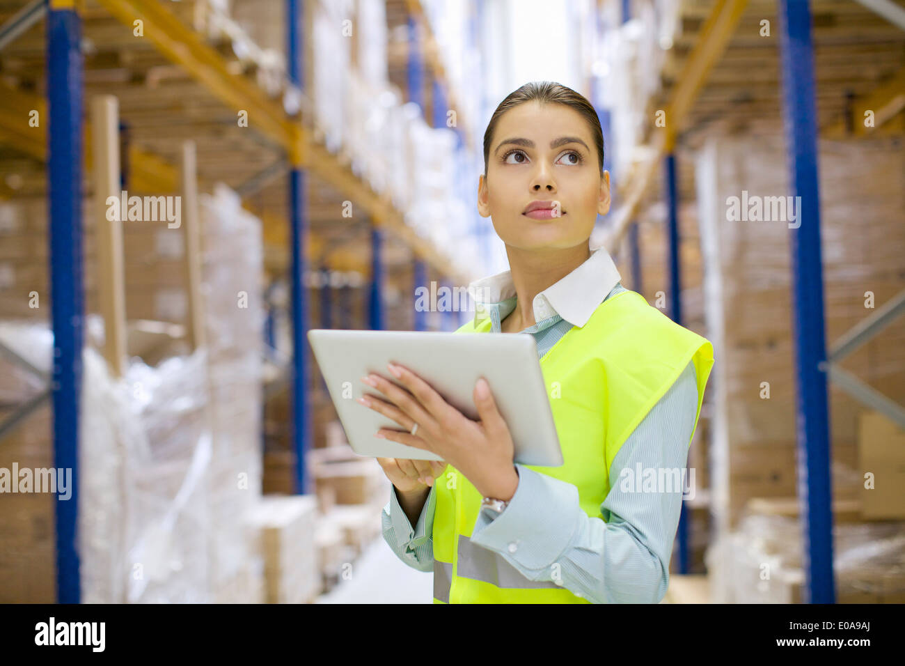Female warehouse worker hi-res stock photography and images - Alamy