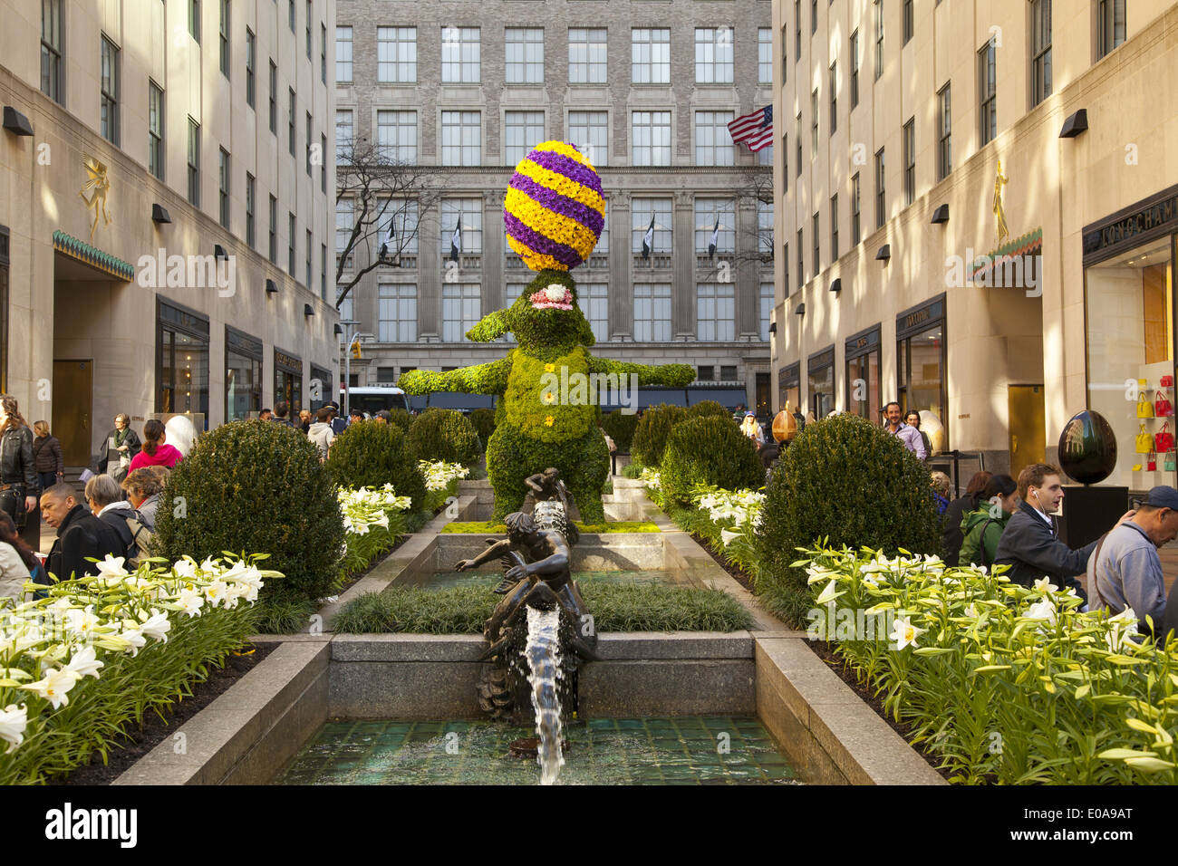 Easter rockefeller center manhattan new hi-res stock photography and ...