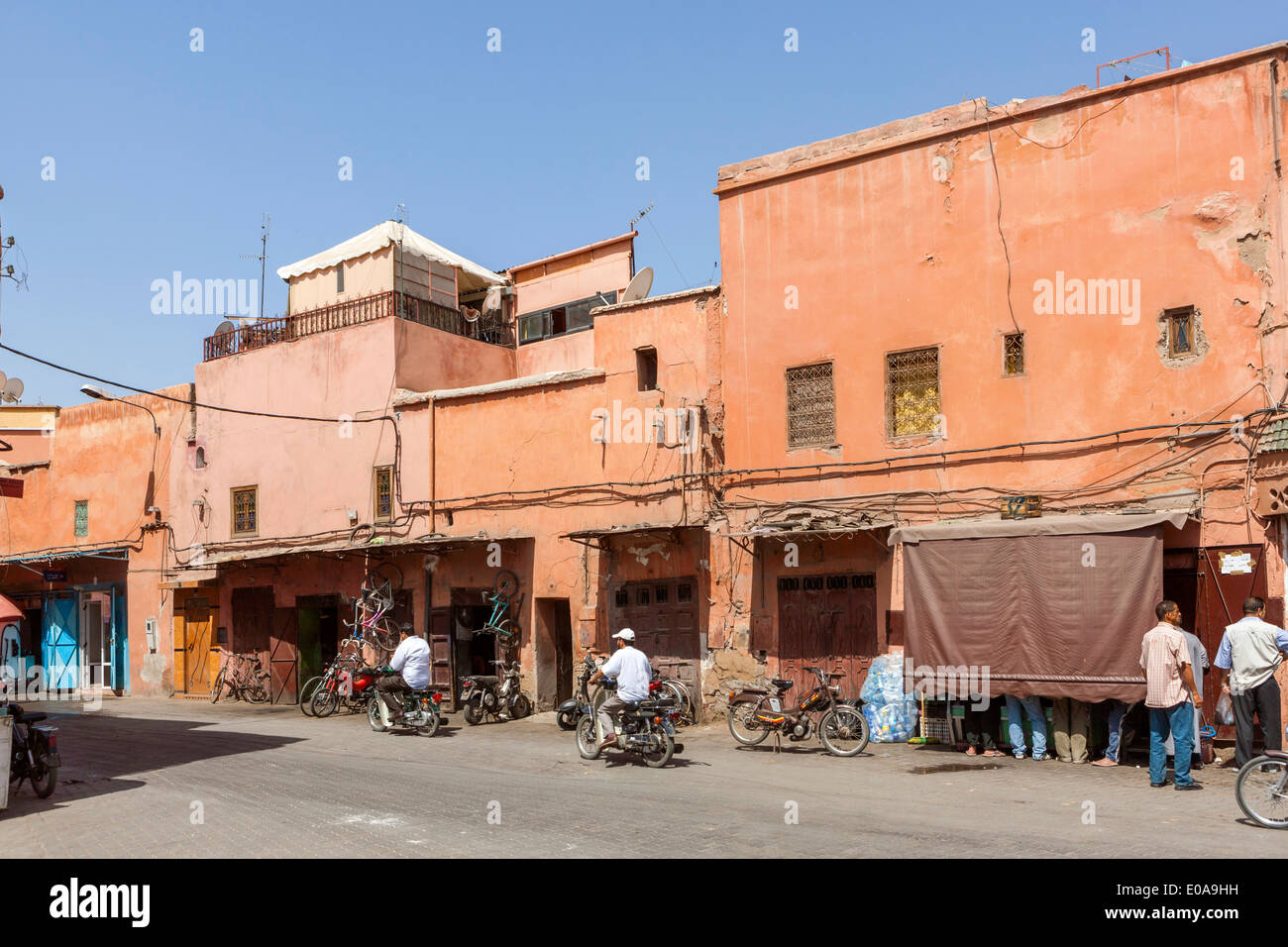 People in the streets of the Medina Marrakech, Morocco Stock Photo - Alamy