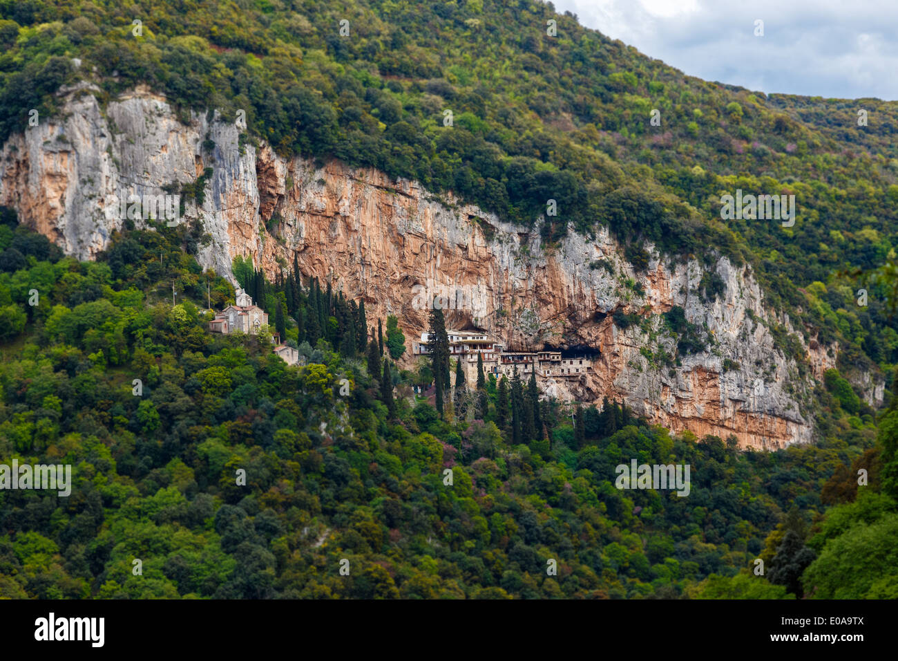 The monastery of Saint John the baptist or Prodromos near Stemnitsa in ...
