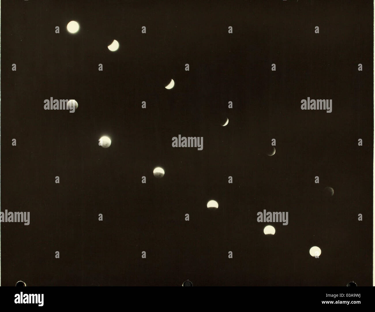 This glossy photo captures the lunar eclipse of September 5, 1960 ...