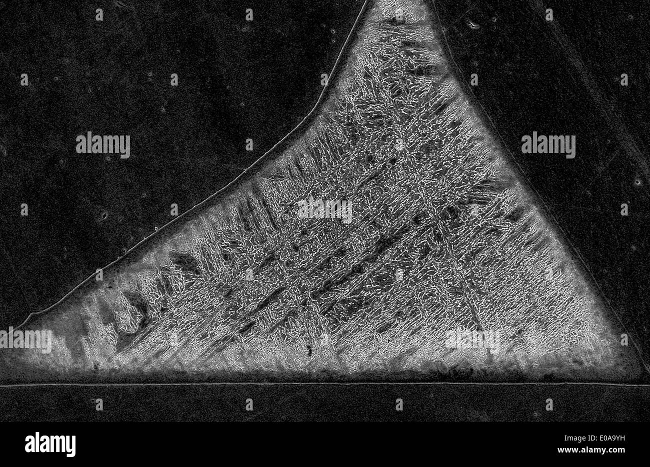 Meteorite imaged in a scanning electron microscope Stock Photo - Alamy
