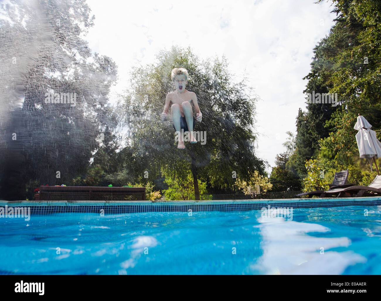 Boy mouth full hi-res stock photography and images - Alamy