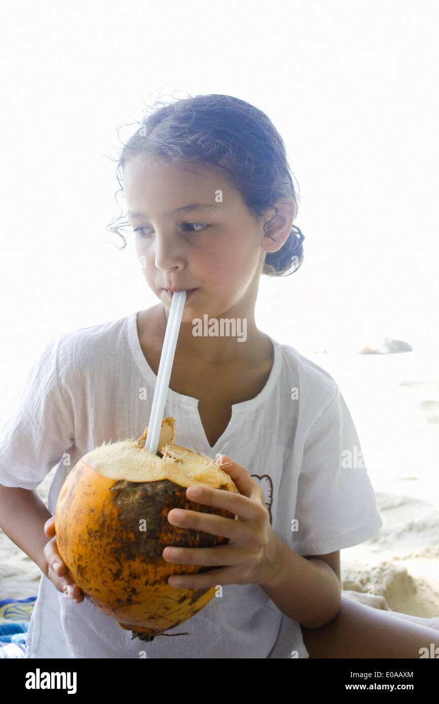 Drinking Coconut High Resolution Stock Photography and Images - Alamy