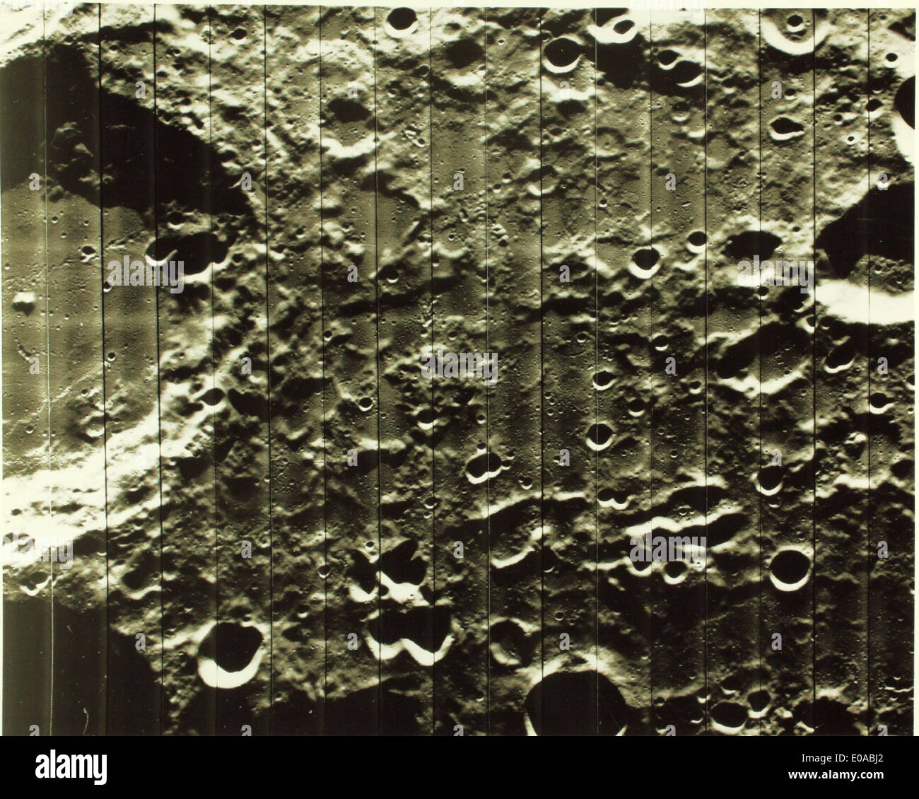 This iconic glossy photo shows the Moon, captured during the space ...