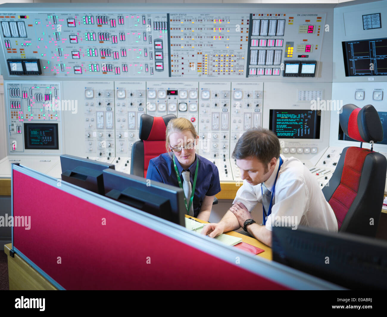 Nuclear plant control room hi-res stock photography and images - Alamy