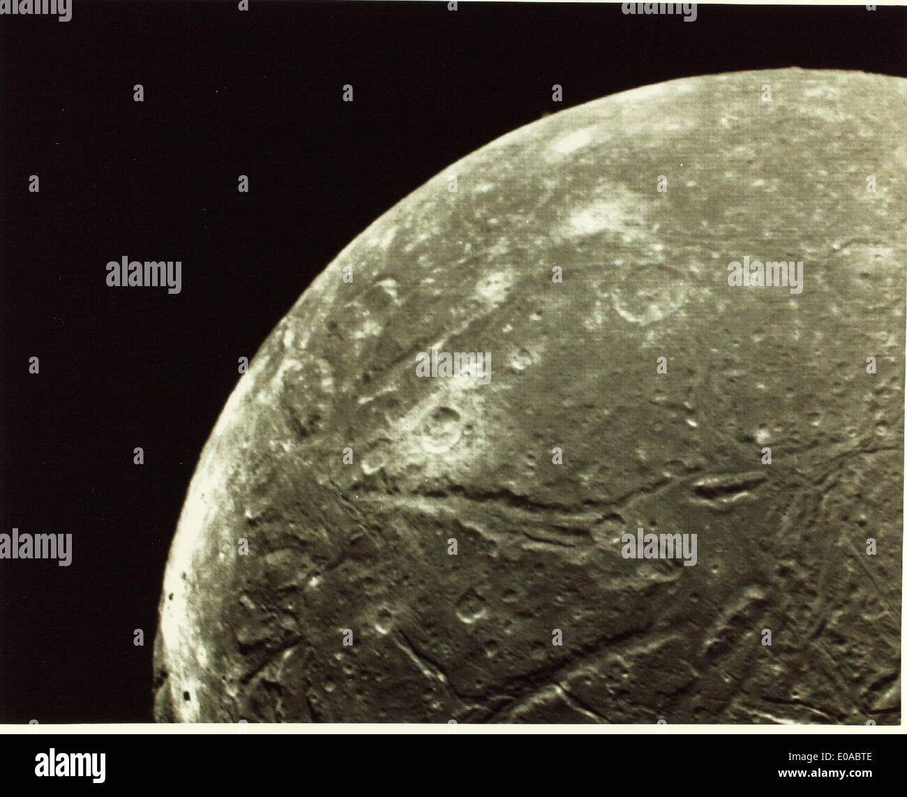 This NASA glossy photo from January 24, 1986, features the planet ...